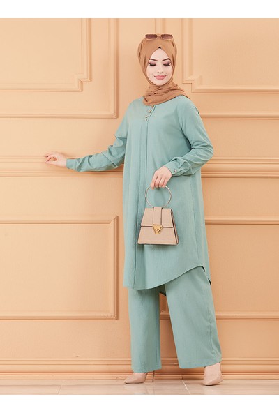 Tofisa Tunik&pantolon Ikili Takım - Mint - Tofisa Tofisa Tunik&pantolon Ikili Takım - Mint - Tofisa