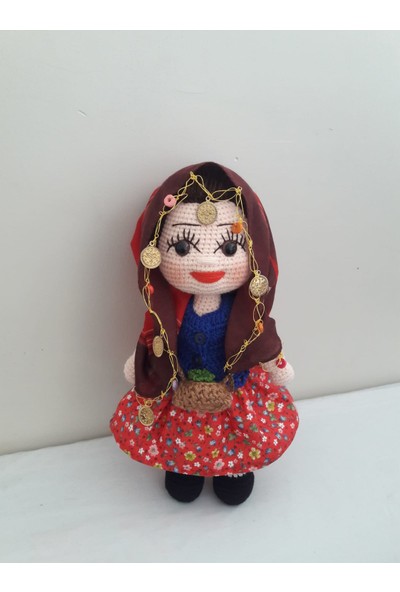 Oyuncak Park Karadeniz Güzeli Bebek Amigurumi Organik Oyuncak