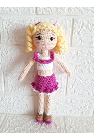 Oyuncak Park Krizantem Bebek Amigurumi Organik Oyuncak