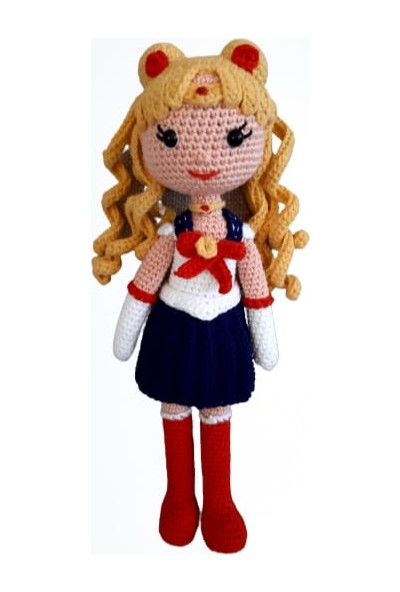 Oyuncak Park Anime Bebek Amigurumi Organik Oyuncak