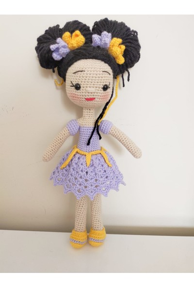 Oyuncak Park Çiğdem Çiçek Bebek Amigurumi Organik Oyuncak