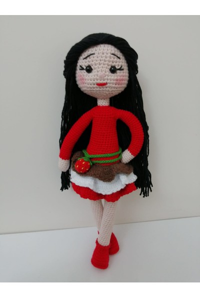 Oyuncak Park Çilekli Magnolia Bebek Amigurumi Organik Oyuncak Oyuncak Park Çilekli Magnolia Bebek Amigurumi Organik Oyuncak