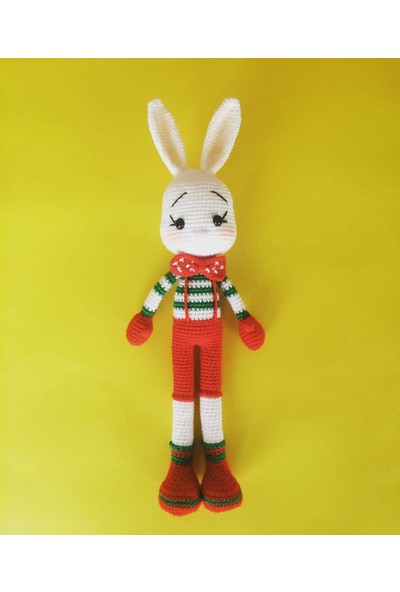 Oyuncak Park Noel Tavşanı Amigurumi Organik Oyuncak Oyuncak Park Noel Tavşanı Amigurumi Organik Oyuncak