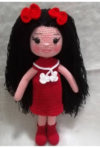 Oyuncak Park Süslü Bebek Amigurumi Organik Oyuncak