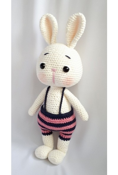 Oyuncak Park Tatlı Tavşik Sunny Amigurumi Organik Oyuncak