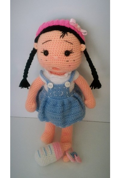 Oyuncak Park Emzikli ve Biberonlu Bebek Amigurumi Organik Oyuncak Oyuncak Park Emzikli ve Biberonlu Bebek Amigurumi Organik Oyuncak