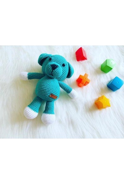 Oyuncak Park Minnoş Ayıcık Uyku Arkadaşı Amigurumi Organik Oyuncak