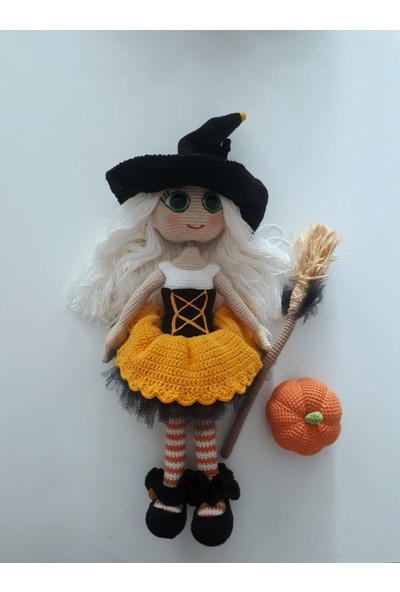 Oyuncak Park Tatlı Cadı Amigurumi Organik Oyuncak