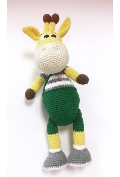 Oyuncak Park Zürafa Amigurumi Organik Oyuncak