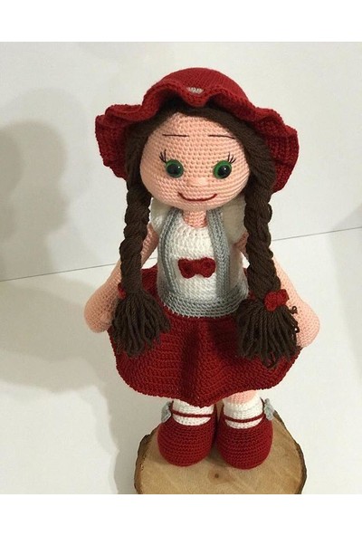 Oyuncak Park Meral Bebek Amigurumi Organik Oyuncak