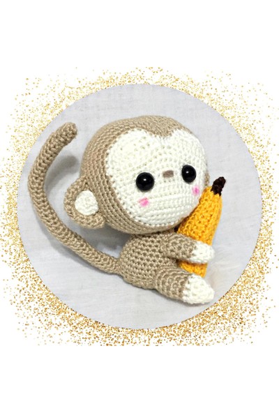 Oyuncak Park Maskot Maymun Amigurumi Organik Oyuncak Oyuncak Park Maskot Maymun Amigurumi Organik Oyuncak