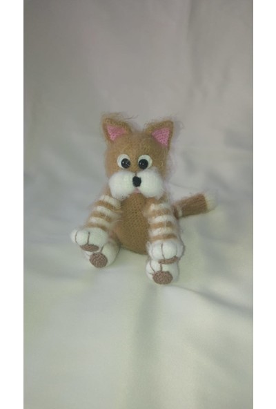 Oyuncak Park Sevimli Kedi Amigurumi Organik Oyuncak