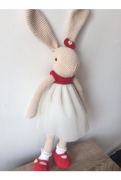 Oyuncak Park Tavşan Alice Amigurumi Organik Oyuncak