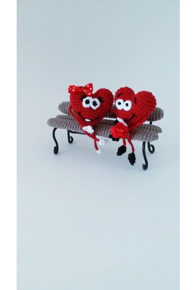 Oyuncak Park Sevgililer Bank Amigurumi Organik Oyuncak