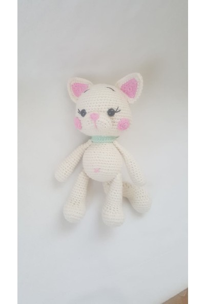Oyuncak Park Sevimli Pisi Amigurumi Organik Oyuncak