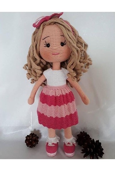 Oyuncak Park Buse Bebek Amigurumi Organik Oyuncak