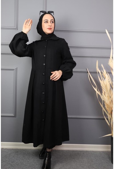 Abiye Sultan Balon Kol Düğmeli Kap