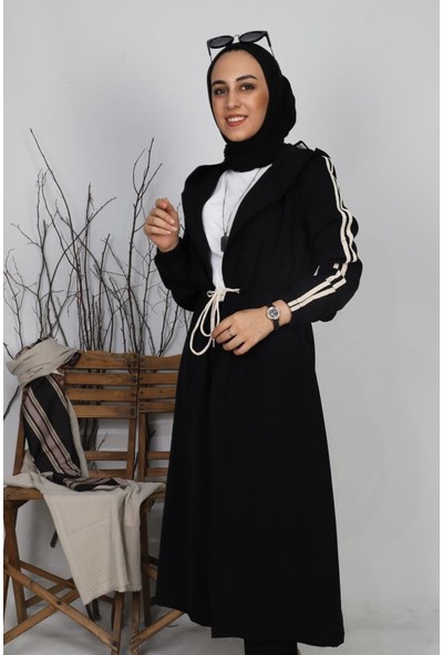 Abiye Sultan Kapüşonlu Kap