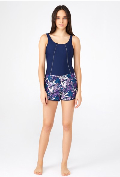 Adasea Bayan Deniz Şortu S 024-21 K.lacivert