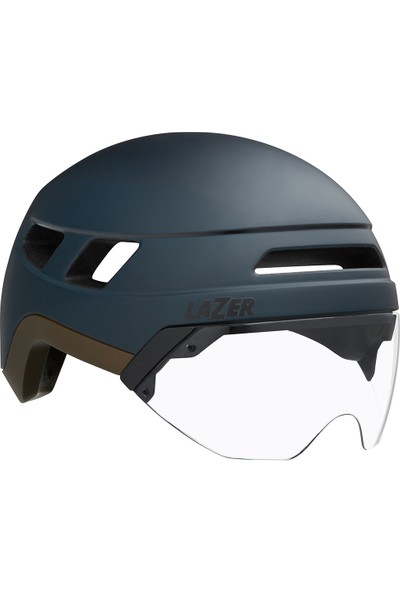 Lazer Urbanize Ebike Kask Mat Koyu Mavi Medium Kask + LED Lazer Urbanize Ebike Kask Mat Koyu Mavi Medium Kask + LED