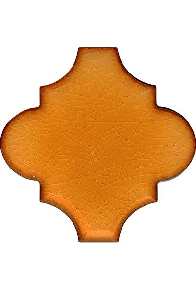 Armada Çini 12X12 Ottoman Düz Arabesk Karamel Çini Karo Seramik