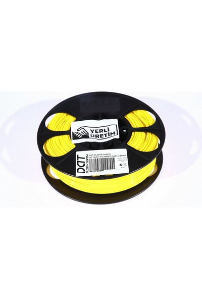 Dat Plastik Yerli Üretim Pla 3D Filament Sarı 1.75MM Dat Plastik Yerli Üretim Pla 3D Filament Sarı 1.75MM