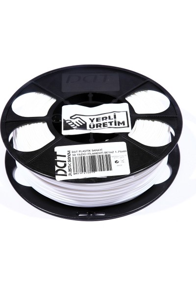 Dat Plastik Yerli Üretim Pla 3D Filament Beyaz 1.75MM Dat Plastik Yerli Üretim Pla 3D Filament Beyaz 1.75MM