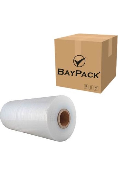 Baypack Pe Şeffaf Streç Film 30 cm 8 Mc 1500 mt (1 Koli 4'lü) Baypack Pe Şeffaf Streç Film 30 cm 8 Mc 1500 mt (1 Koli 4'lü)