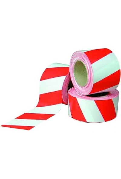 Bns Ikaz Emniyet Şerit Bant Kırmızı Beyaz 400 mt