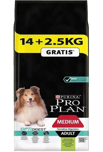 Pro Plan Adult Sensitive Kuzu Etli Yetişkin Köpek Maması 14 kg (+2.5 kg Hediyeli) Pro Plan Adult Sensitive Kuzu Etli Yetişkin Köpek Maması 14 kg (+2.5 kg Hediyeli)