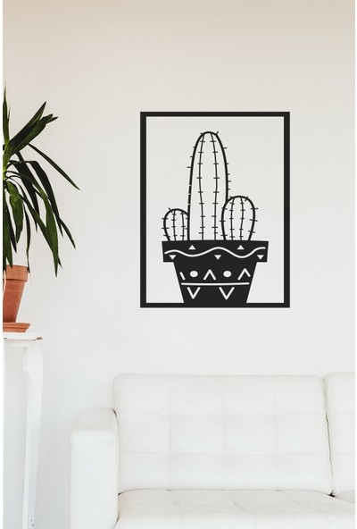 Dekotadan Kaktüs Lazer Kesim Ahşap Duvar Dekoru Dekotadan Kaktüs Lazer Kesim Ahşap Duvar Dekoru