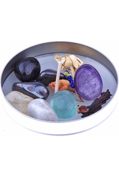 Osmanlı Doğal Taş Doğal Taş Aksesuar -Sitrin,turmalin,florit,shungite,ametist,hematit,özel Tasarım Kutu Dahil