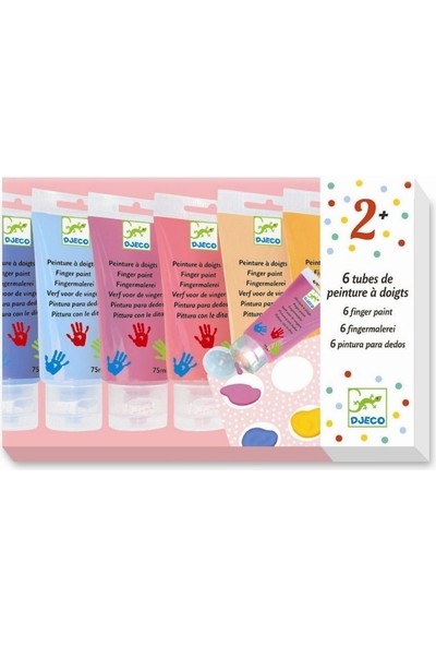 Djeco 6'lı Parmak Boyası / Sweet Djeco 6'lı Parmak Boyası / Sweet