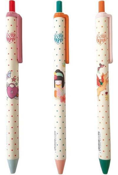 Lovely Paper Products Lovely Paper Desenli Mavi Tükenmez Kalem Lovely Paper Products Lovely Paper Desenli Mavi Tükenmez Kalem