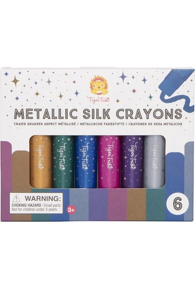 Tiger Tribe 6'lı Metalik Pastel Boya Kalemi Tiger Tribe 6'lı Metalik Pastel Boya Kalemi