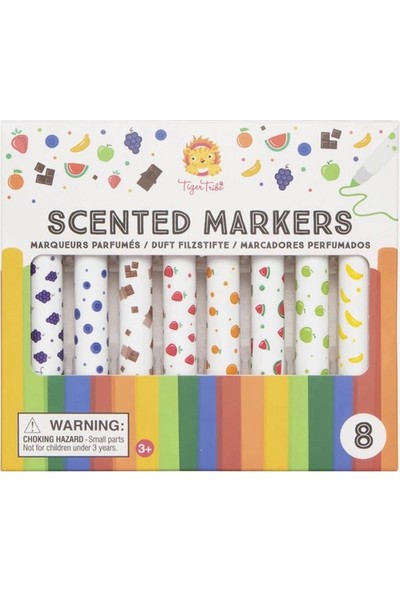 Tiger Tribe 8'li Kokulu Boya Kalemi Tiger Tribe 8'li Kokulu Boya Kalemi