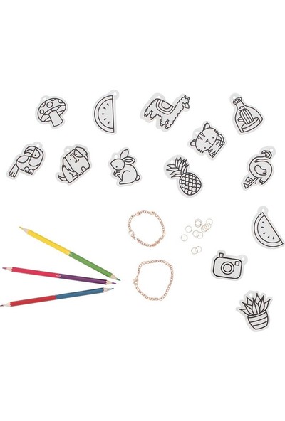 Tiger Tribe Kağıt Takı Yap Seti/ Charm Bracelets