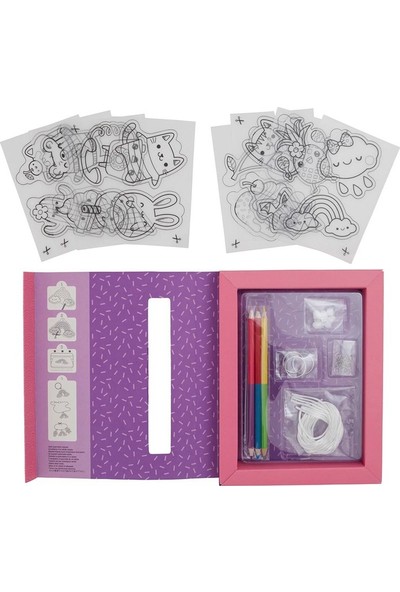 Tiger Tribe Kağıt Anahtarlık Yap Seti/ Sweet Treats Tiger Tribe Kağıt Anahtarlık Yap Seti/ Sweet Treats