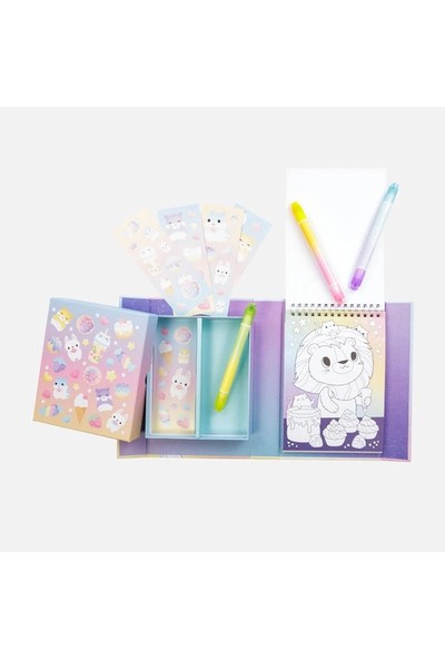 Tiger Tribe Pastel Boyama Seti/kawaii Cafe Tiger Tribe Pastel Boyama Seti/kawaii Cafe