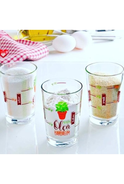 Lav 3 Lü Lav Ölçü Bardağı Seti