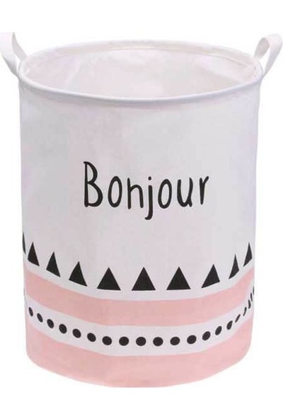 Lyn Home & Decor Bonjour Çok Amaçlı Sepet 40 x 50 cm