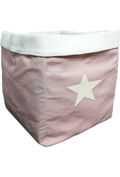 Lyn Home & Decor Pembe Yıldız Desen Büyük Boy Çok Amaçlı Sepet Lyn Home & Decor Pembe Yıldız Desen Büyük Boy Çok Amaçlı Sepet