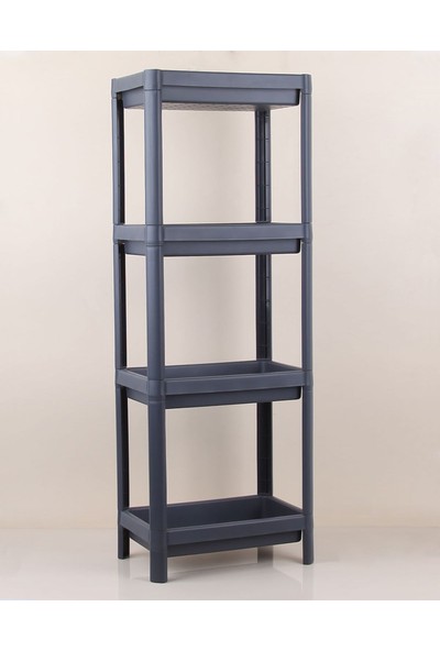 Apeks Çok Amaçlı Banyo Mutfak Rafı Gri