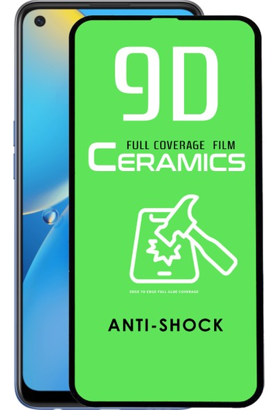 Kzy Oppo A74 4g Tam Kaplayan Seramik Nano Esnek Ekran Koruyucu Cam