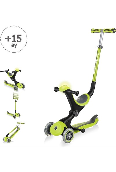 Globber Scooter/go Up Deluxe Play/yeşil Globber Scooter/go Up Deluxe Play/yeşil