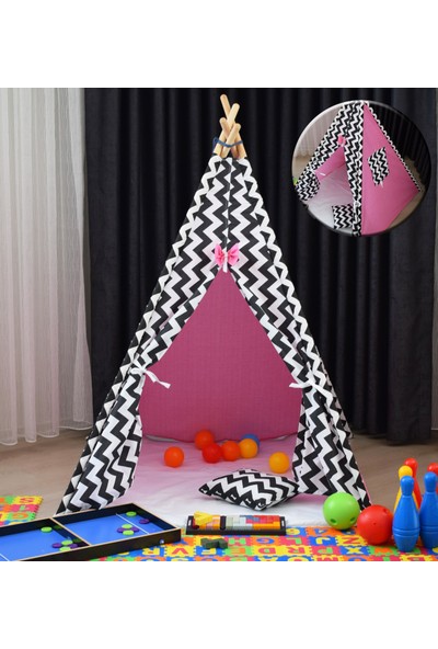 Miniks %100 Pamuk Ahşap Çocuk Oyun Çadırı Kızılderili Çadırı Oyun Evi Miniks %100 Pamuk Ahşap Çocuk Oyun Çadırı Kızılderili Çadırı Oyun Evi