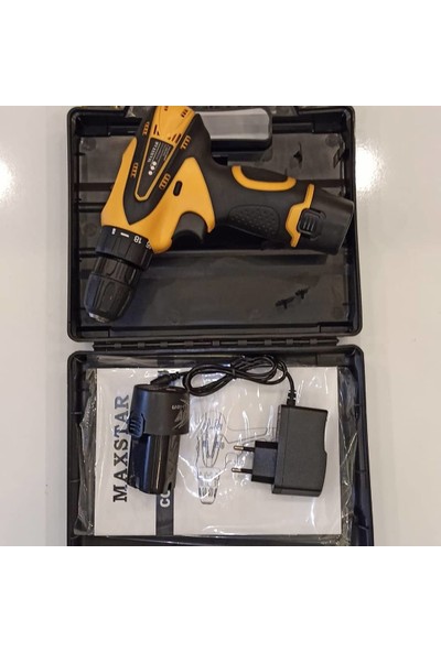 Maxstar 18 V Şarjlı Matkap Çift Batarya Ergonomik Tasarım