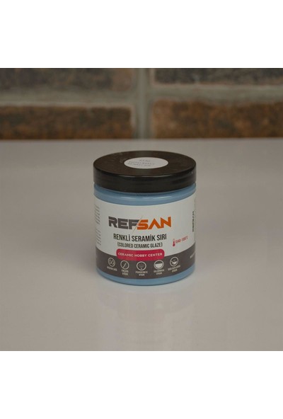 Refsan Renkli Sır Koyu Mavi 6130 (1050 °c) 1 kg Refsan Renkli Sır Koyu Mavi 6130 (1050 °c) 1 kg