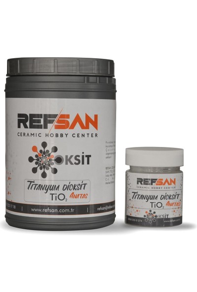 Refsan Titanyum Oksit (Anatas) 100 gr