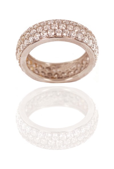 Adil Idil Kuyumculuk Beyaz Altın Tamtur Yüzük